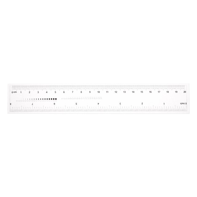 Flexible Ruler 8 Inch 0.5mm Scale PET Plastic Film Straight Ruler ...