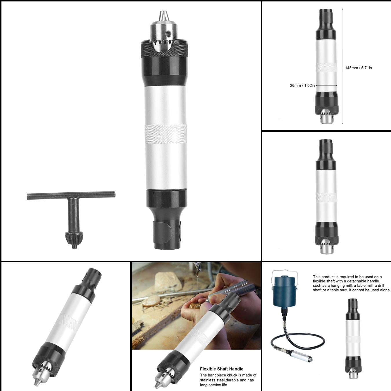 Flexible Shaft Handpiece, Heat Dissipation Professional Handle Tool ...