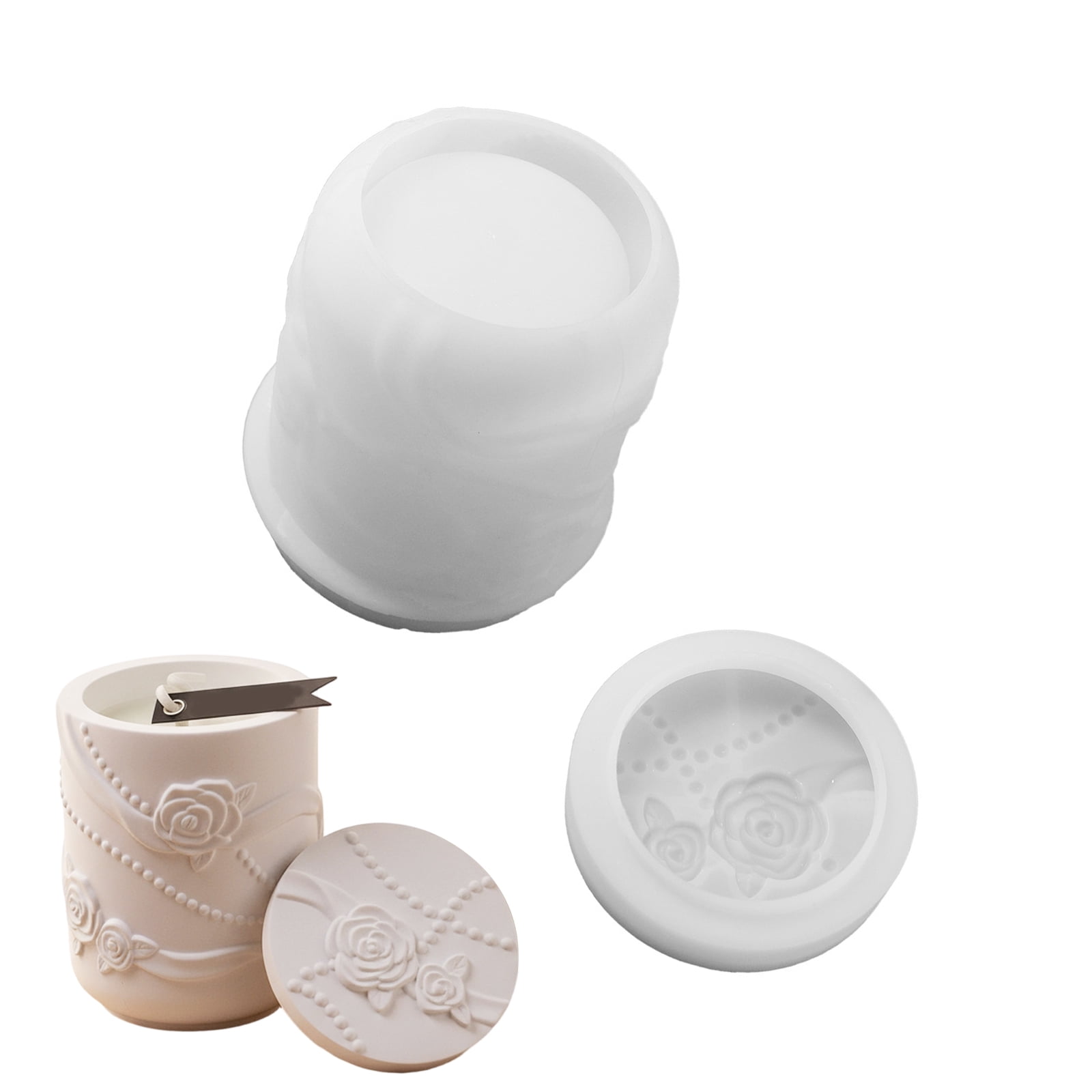 Flexible Silicone Container Mold for Handmade Resin Decorative Storage ...