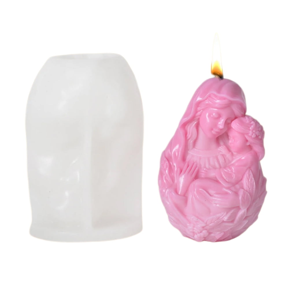 Flexible Silicone Craft Molds Featuring Mother and Child Silicone ...