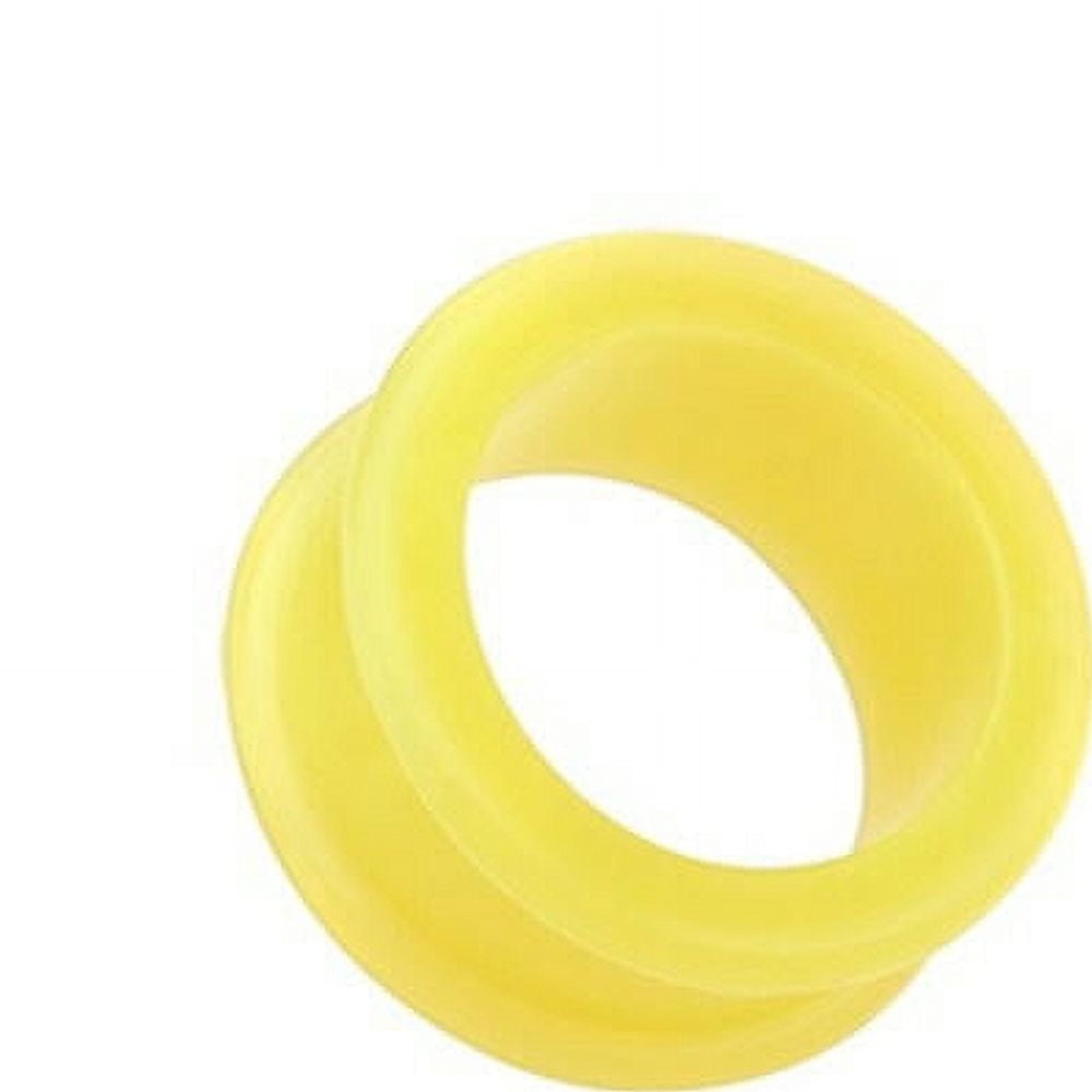 Flexible Silicone Double Flared Ear Gauge Tunnel Plug Earrings ...