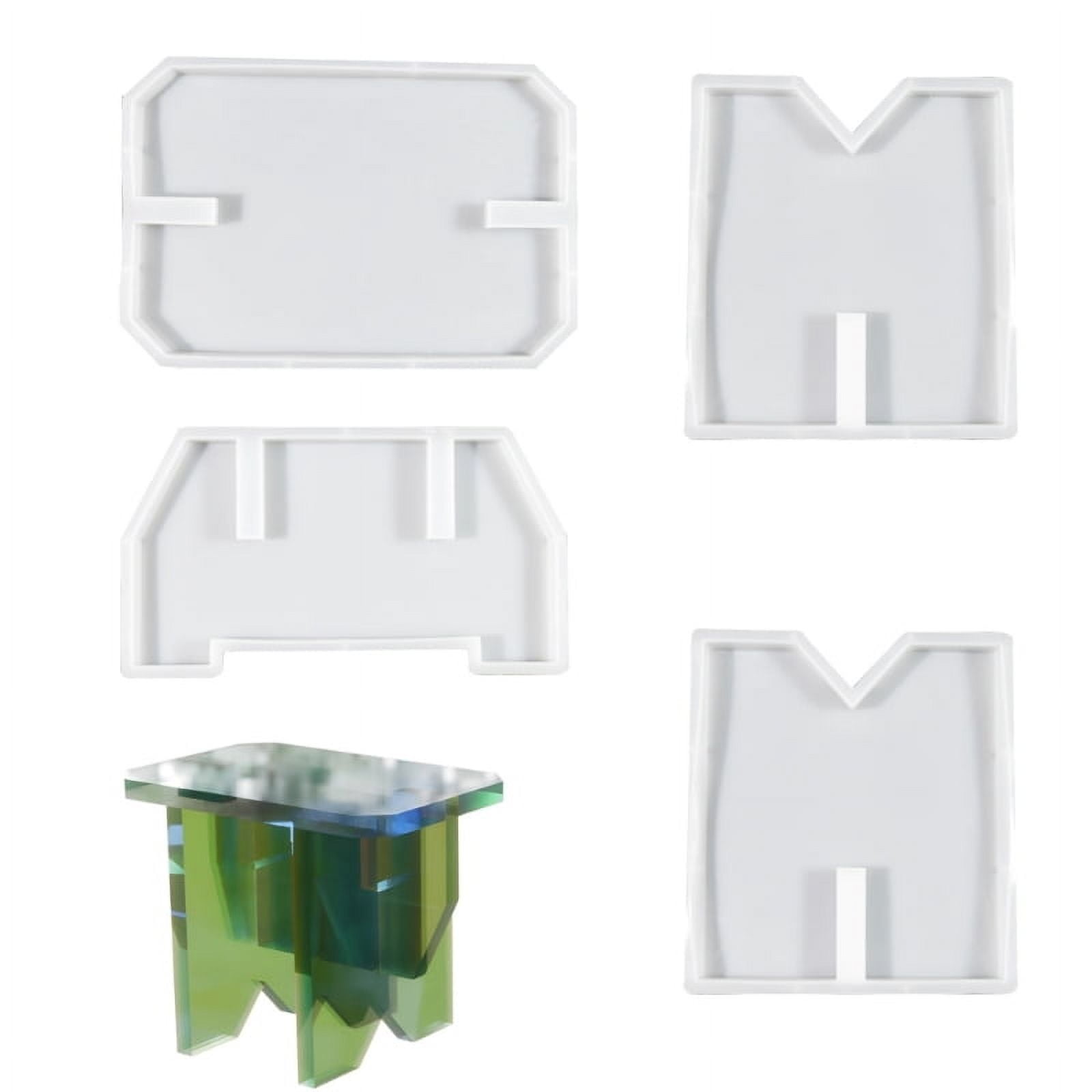 Flexible Silicone Mold Circular Splicing Stool Shaped Mould Epoxy Resin ...