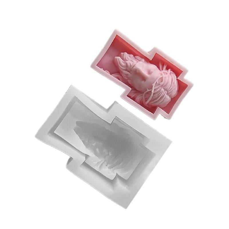 Flexible Silicone Mold Handmade Candle Mould Epoxy Resin Moulds Church ...