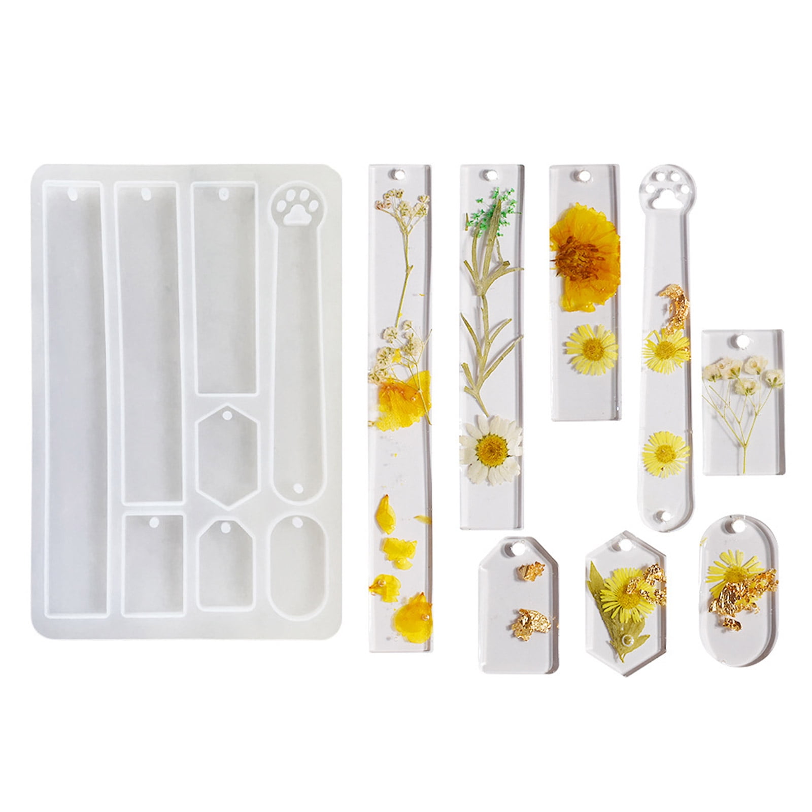 Flexible Silicone Mold Various Shapes Resin Molds Jewelry Making Moulds ...
