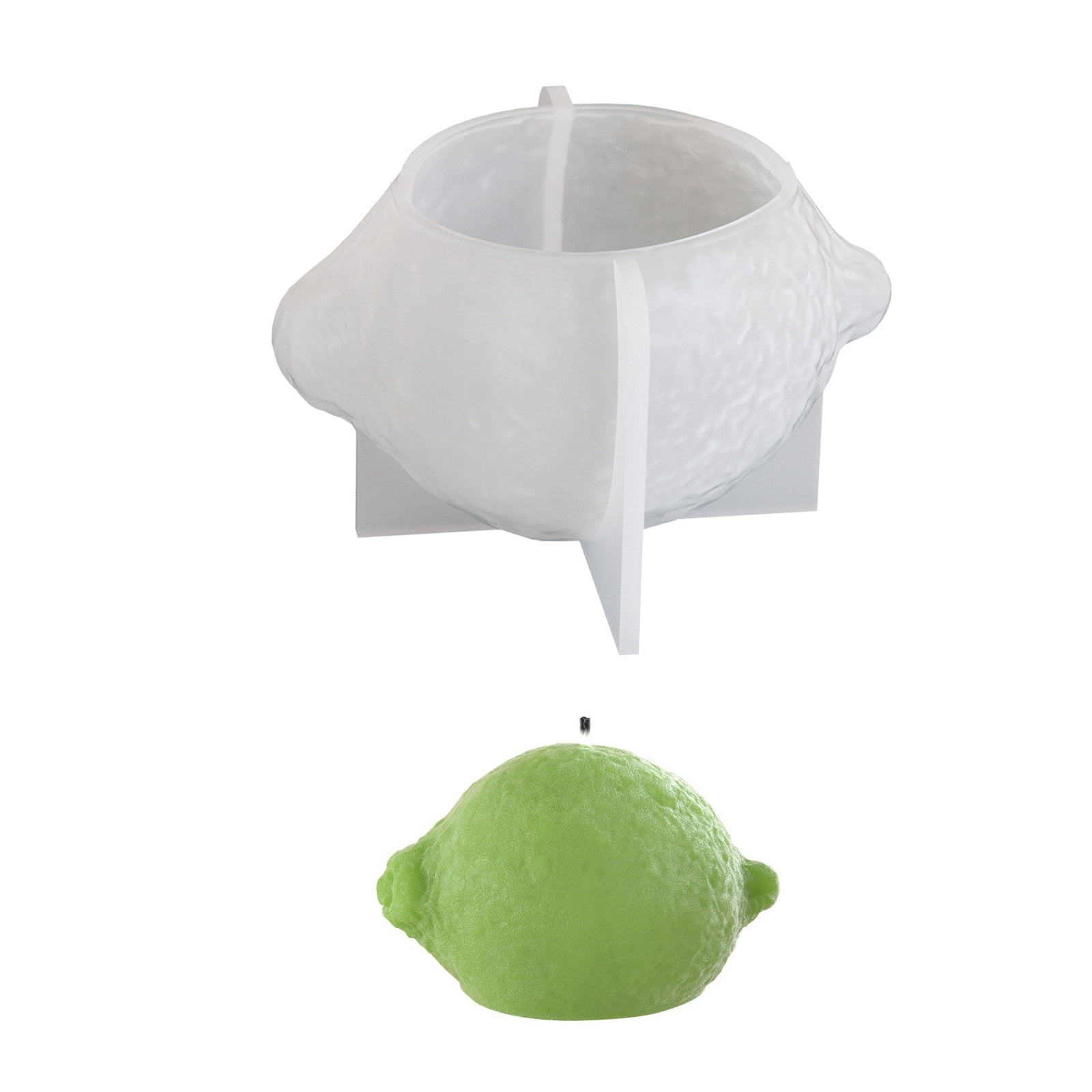Flexible Silicone Mold for Crafting 3D Lemon Shape Scented Soap Making ...