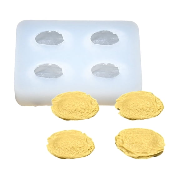 Flexible Silicone Mold for Crafting Apricot Shaped Fondant Art Easy ...