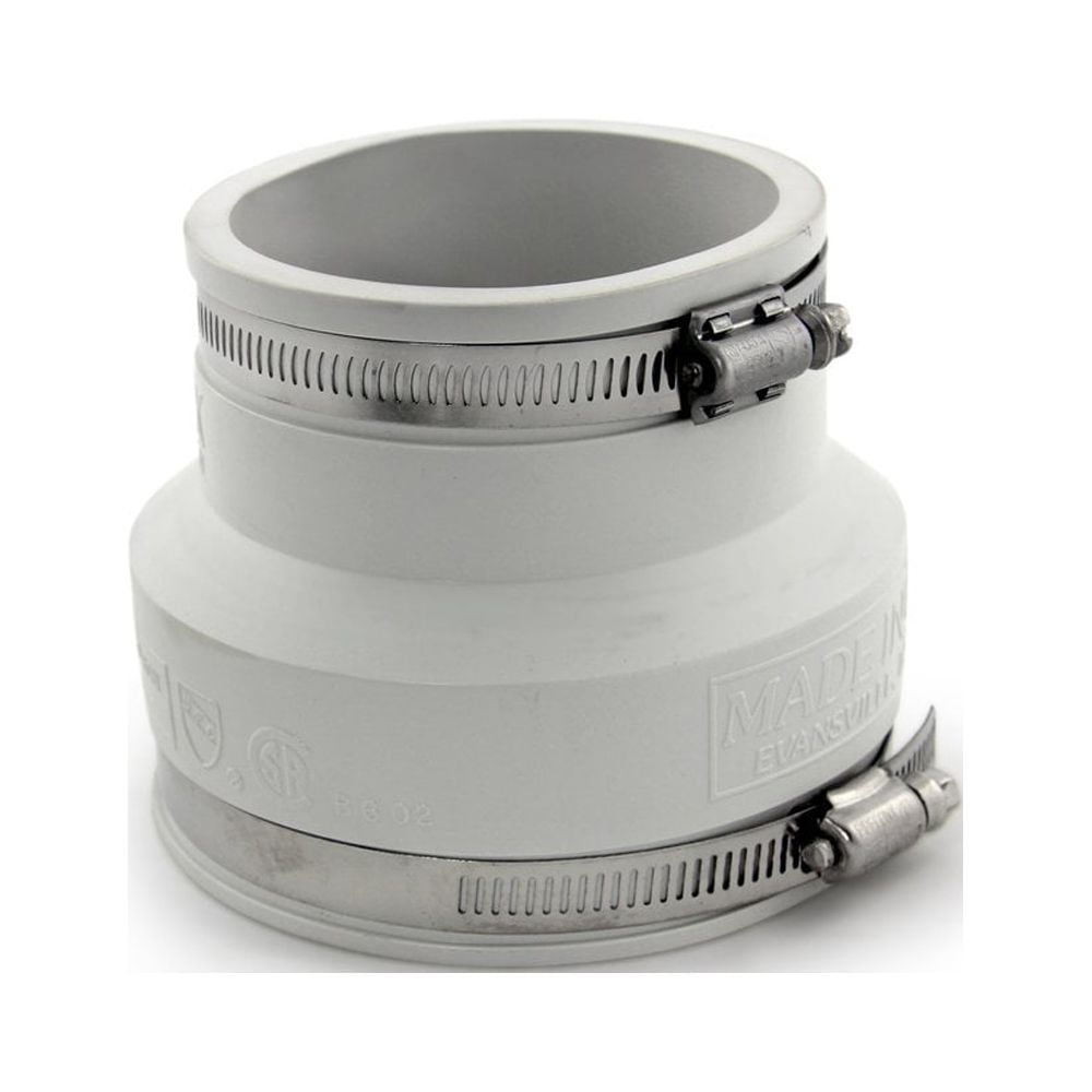 Flexible Single Coupling - 3x4" - White - Walmart.com