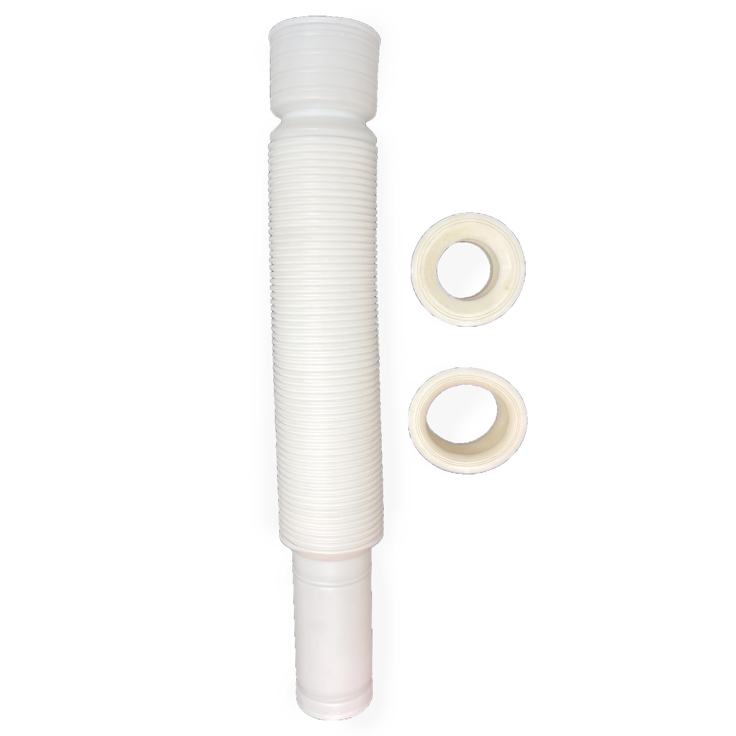 Flexible Sink Drain Pipe, 1-1/2" Expandable Flexible P-Trap Drain Pipe ...