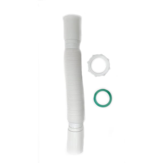 Flexible Sink Drain Pipe, 1-1/2" Expandable Flexible P-Trap Drain Pipe ...
