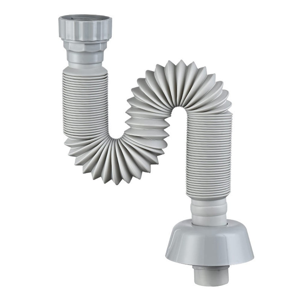Flexible Sink Drain Pipe Retractable Deodorant Sewer Drainage Water ...
