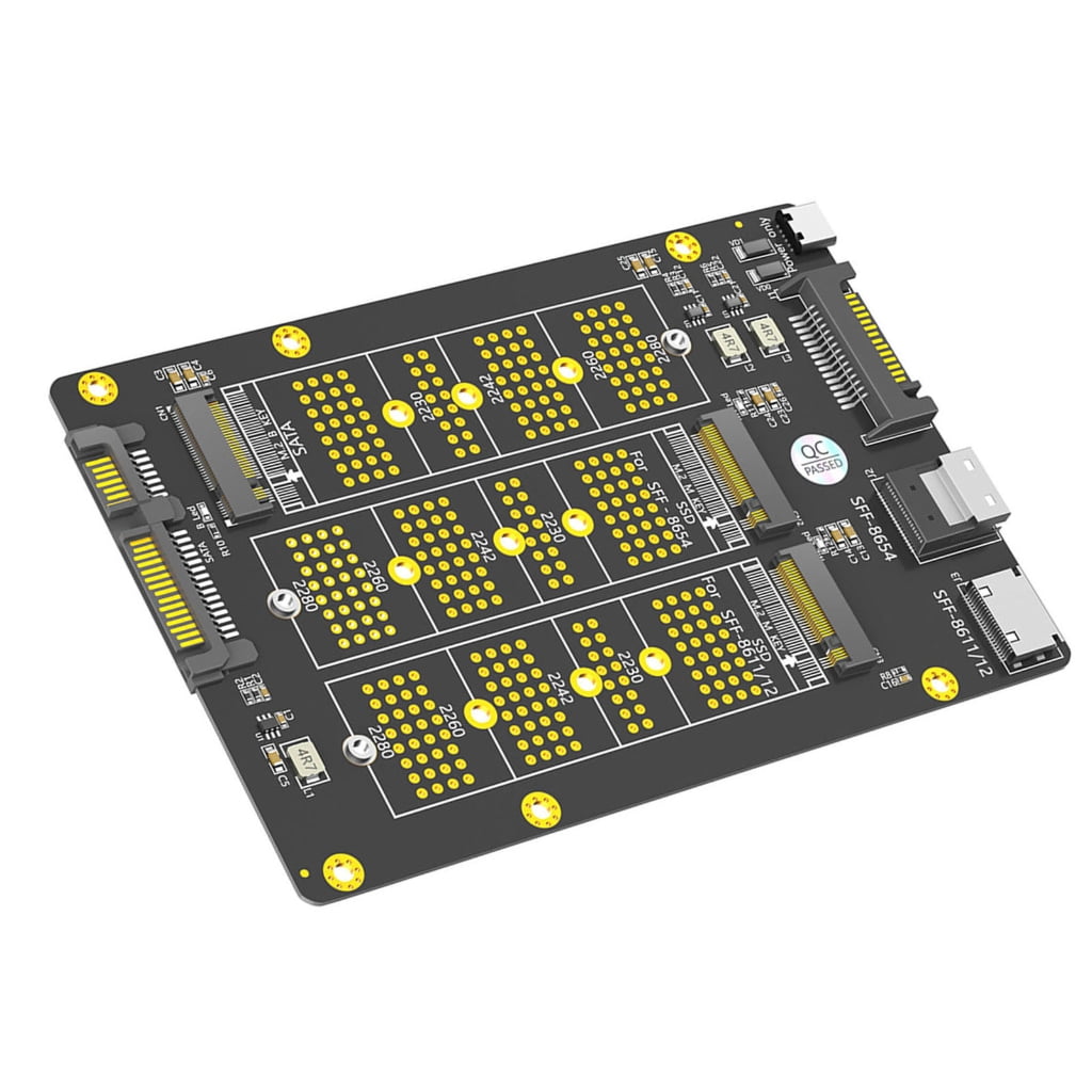 Flexible Soid Disks Conversion Adapter Card for NVME to SFF 8611 SFF ...