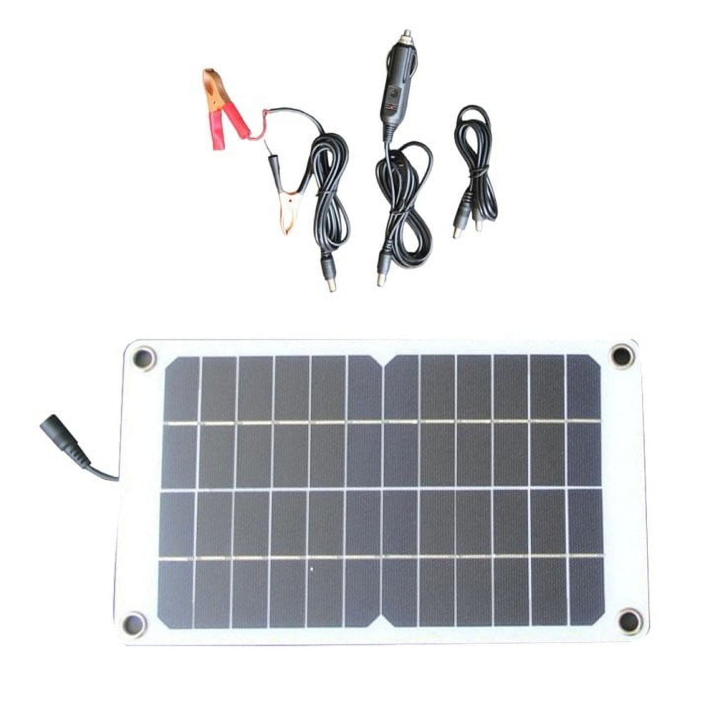 Flexible Solar Panel 10W 12V Monocrystalline Semi-Flexible Solar Panels ...