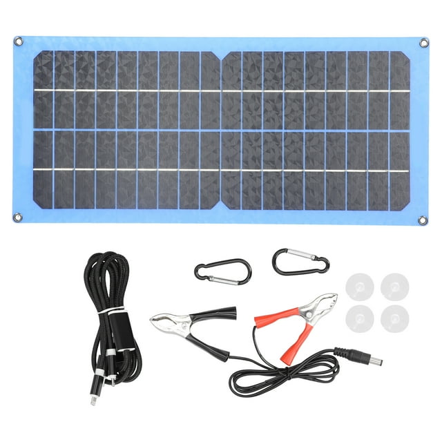 Flexible Solar Panel Kit Photovoltaic Module Portable Charger for RV ...