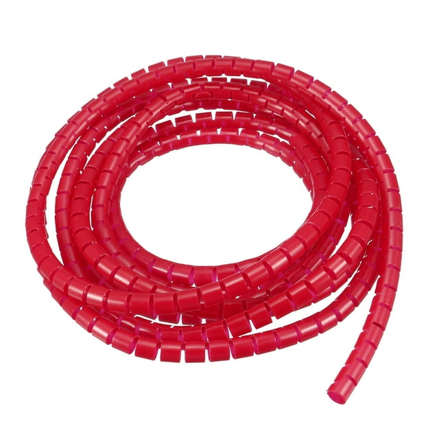Flexible Spiral Tube Wrap Cable Management Sleeve 7mm x 8mm Computer ...