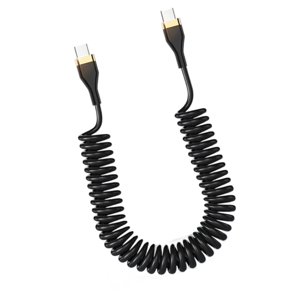 Flexible Spring Loaded 1.8M USB C Cord Line 120W Super Fast Charging ...