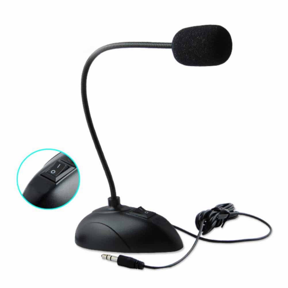Flexible Stand Mini Studio Speech Microphone 3 5mm Plug Gooseneck Mic ...