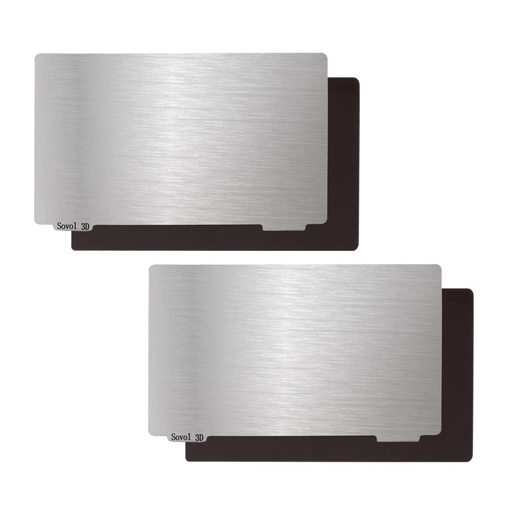 Flexible Steel Build Plate 2 Pack with Magnetic Sheet Sticker for ...