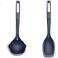 Flexible & Sturdy Kitchen Ladle Spoon Set for Nonstick Pots n Pans ...