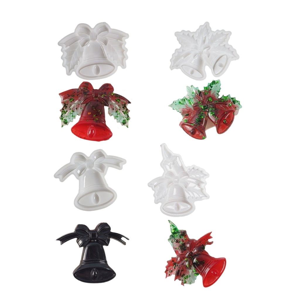 Flexible Sturdy Silicone Bells Mold Accessory for Personalize Christmas ...