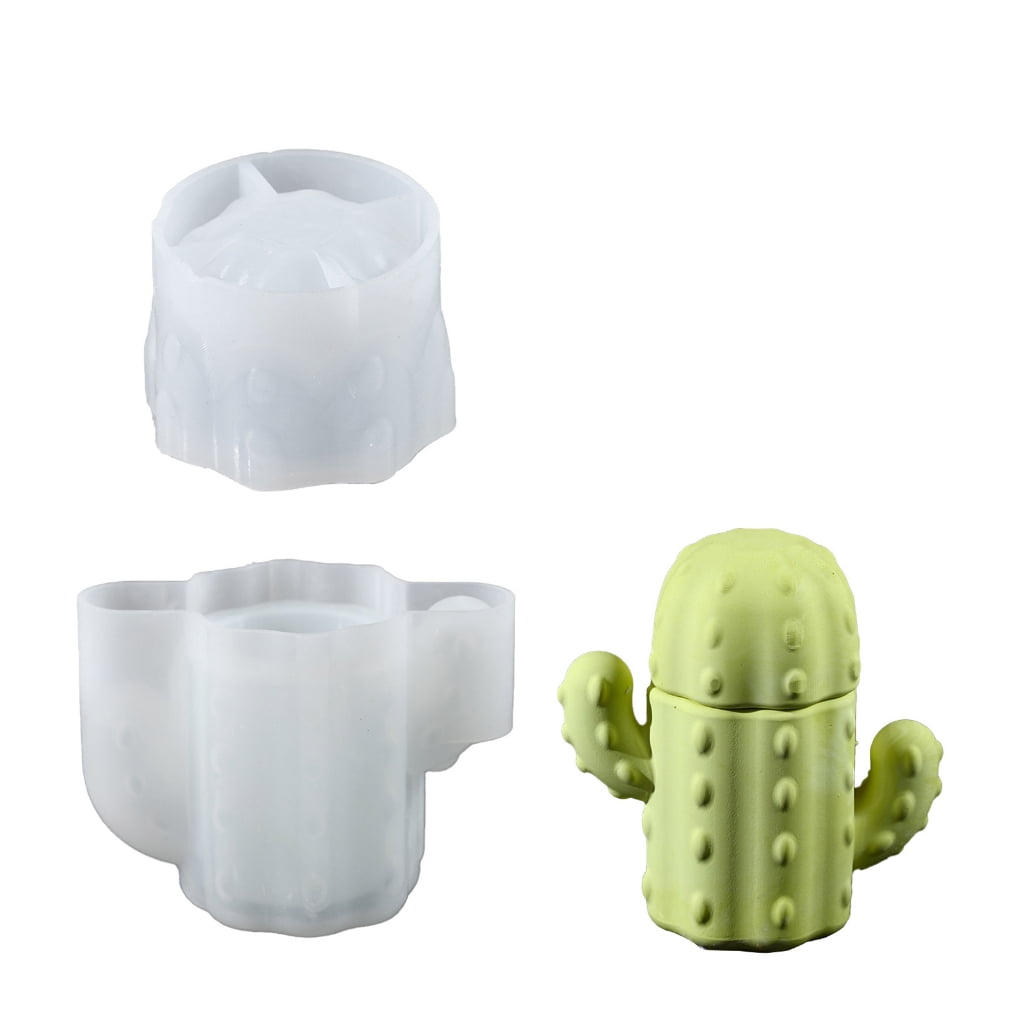 Flexible Sturdy Silicone Cactus Moulds Accessory for Customes Cups and ...