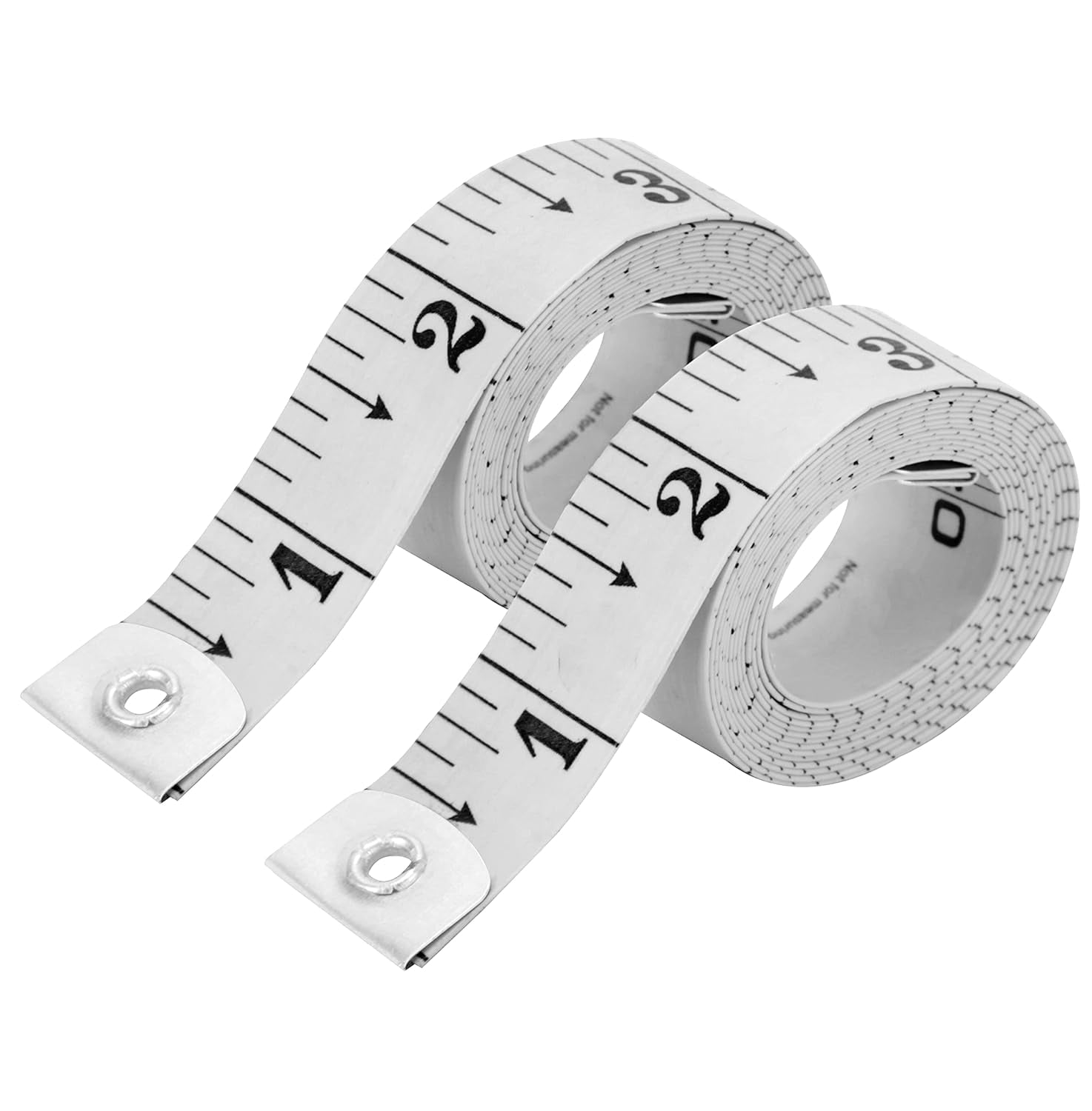 Flexible Tape Measure Pack of 2, Accurate Dual Scale Standard & Metric ...