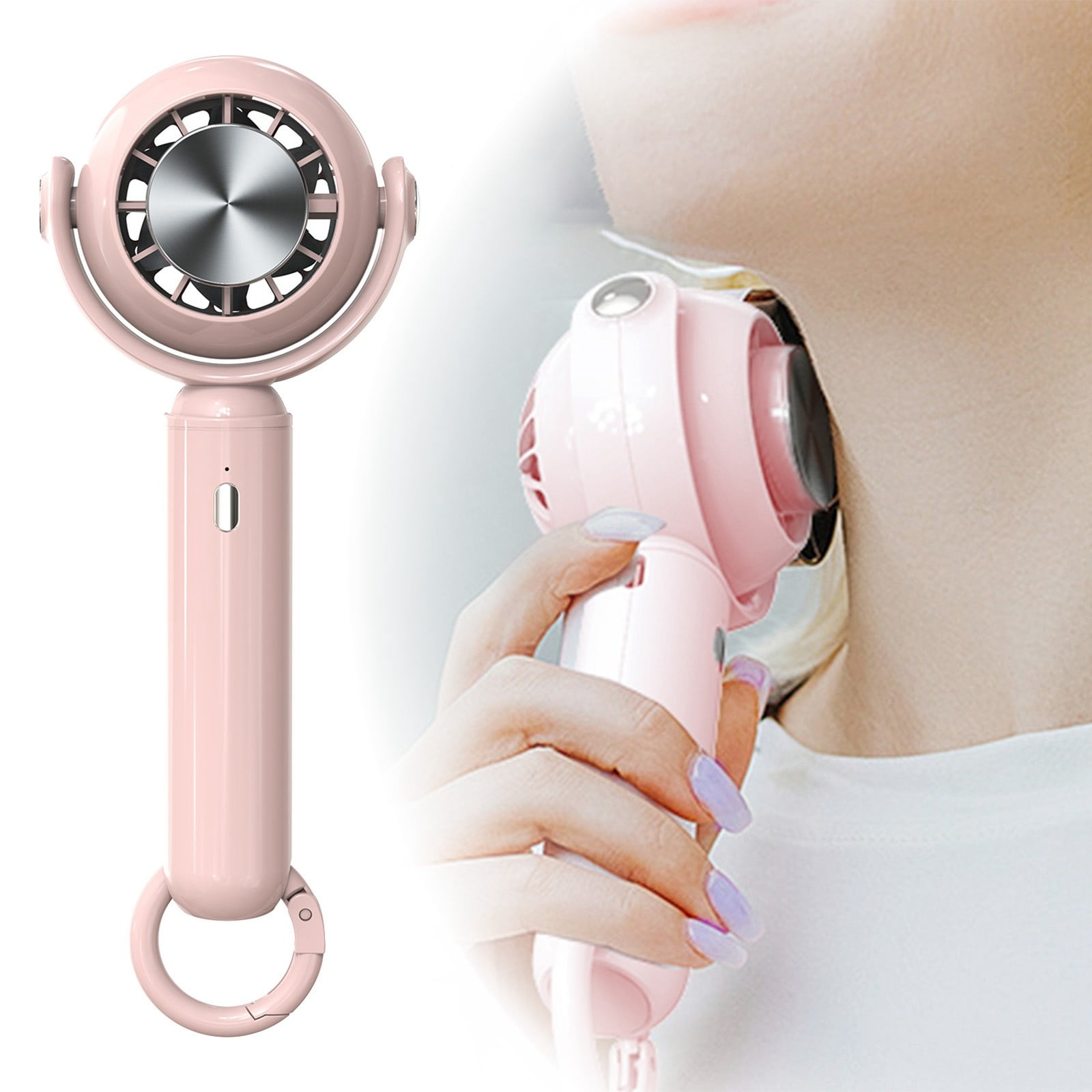 Flexible Tripod Clip On Fan Ultra Quiet Jobsiteoffice Mini Hand Held Rechargeable And Battery ...