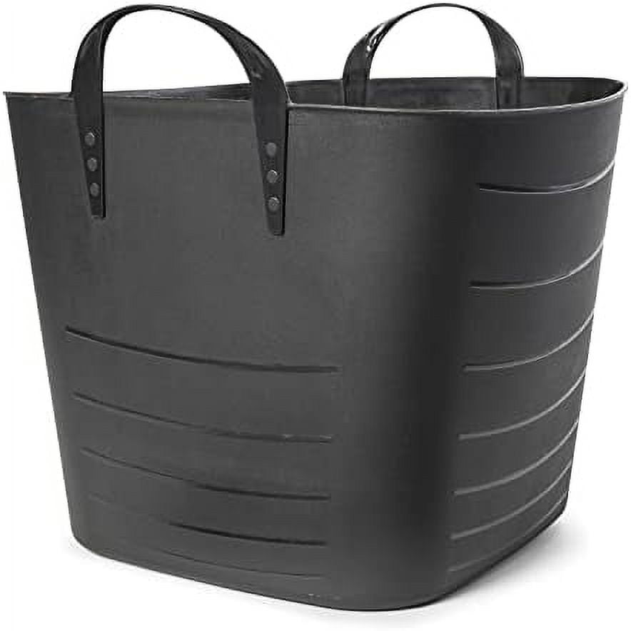 Flexible Tub Basket 25 Liter/6.6 Gallon Plastic Multifunction Storage ...