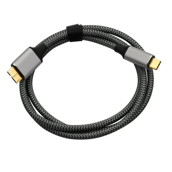 Flexible Type C to MicroB Hard Drives Data Sync Power Cable for Fast ...