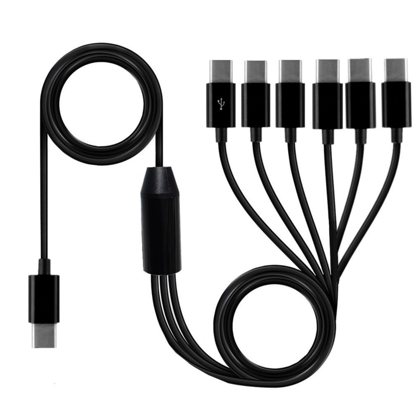 Flexible USB C Splitter Cable for Simultaneous Charging Needs Data ...