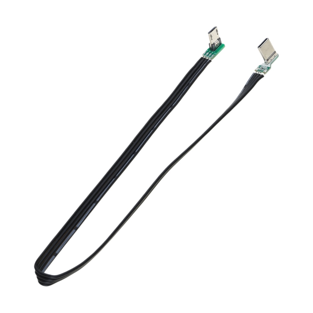 Flexible USB C to USB 5Pin Cord with Right/Left Angled for Electronics ...