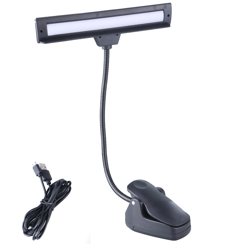 Flexible USB Clamp Lamp With 3 Color And Brightness Adjustable 9 LED ...