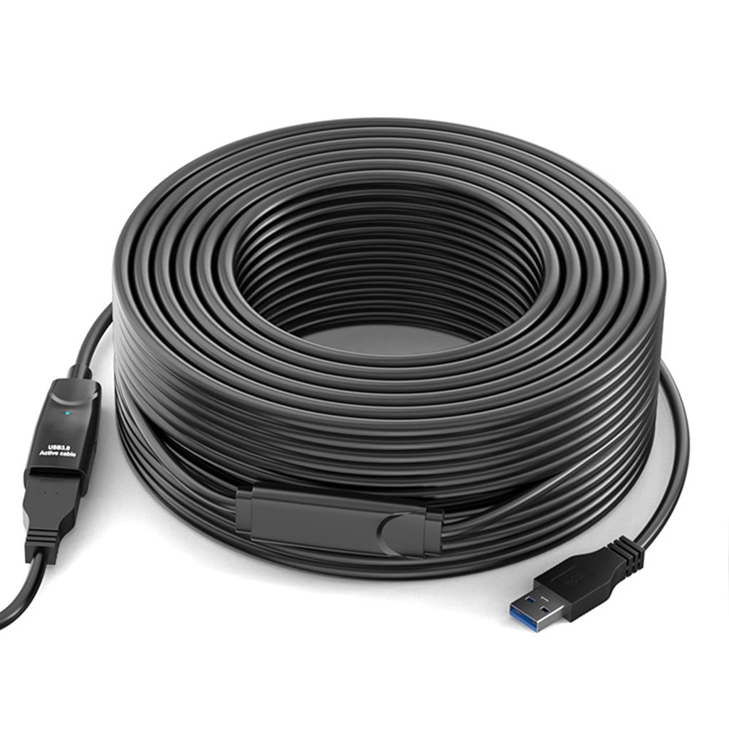 Flexible USB3.0 Extender Cable Data Cord with Signals Boosters, USB3.0 ...
