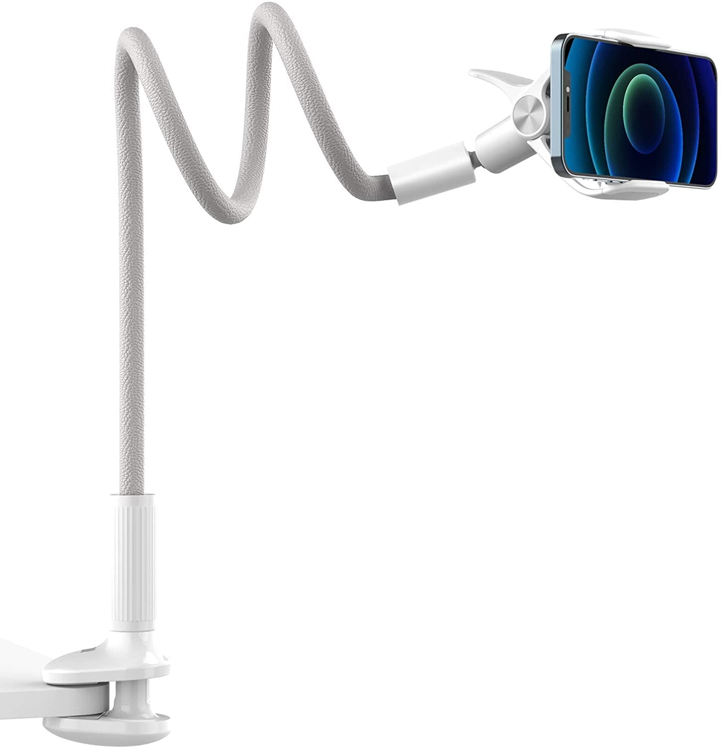 Flexible Universal 360 Cell Phone Desktop Bed Stand Bracket Arm Holder ...