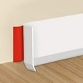 Flexible Wall Baseboard Molding Trim 4 Inch x 10 Feet, Self-Adhesive ...