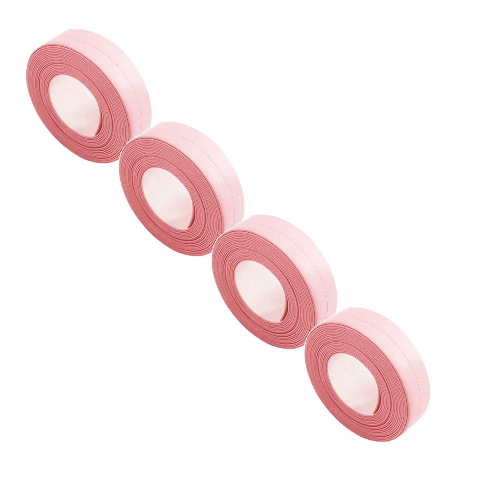 Flexible Waterproof Sealing Tape for Sink and Stove, 4 Rolls Pink 2m ...
