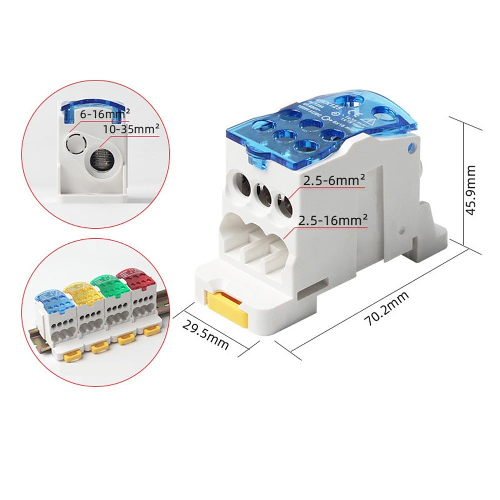 Flexible Wiring Options with Multi Output Junction Box for Electrical ...