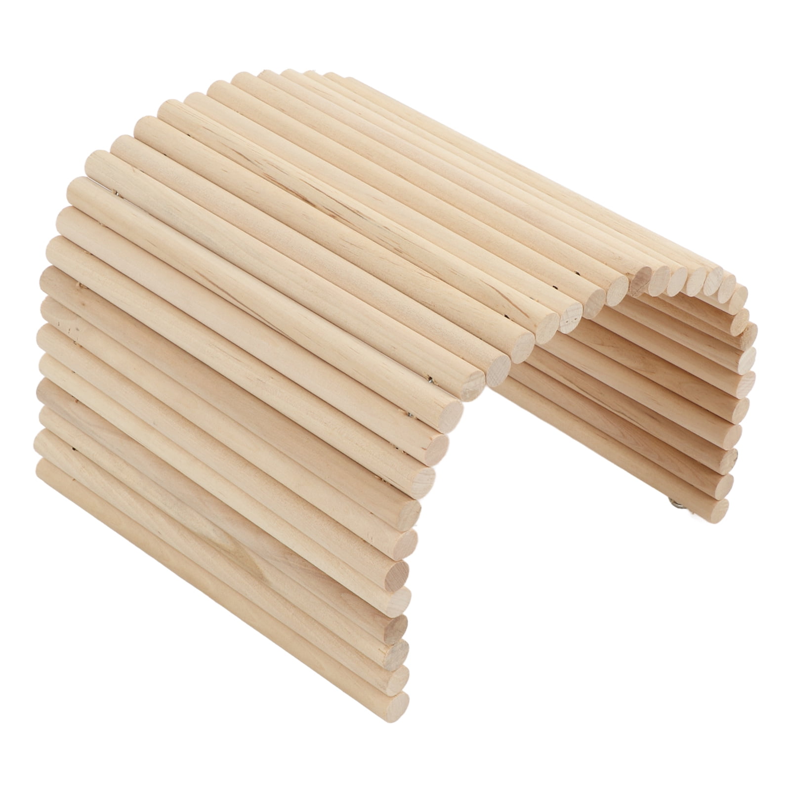 Flexible Wooden Hamster Bridge Hideout For Rabbits Guinea Pigs ...