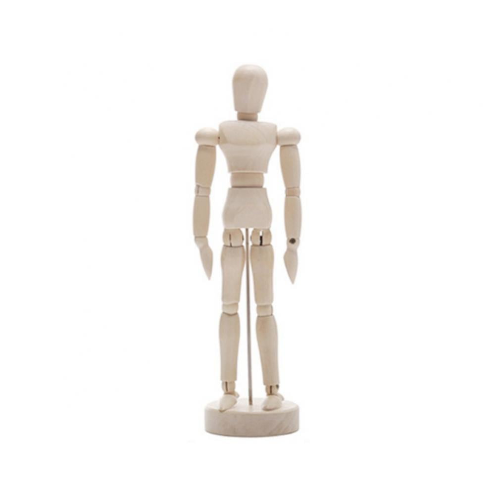 Flexible Wooden Mannequin Model Moveable Wooden Artists Manikin Figure ...
