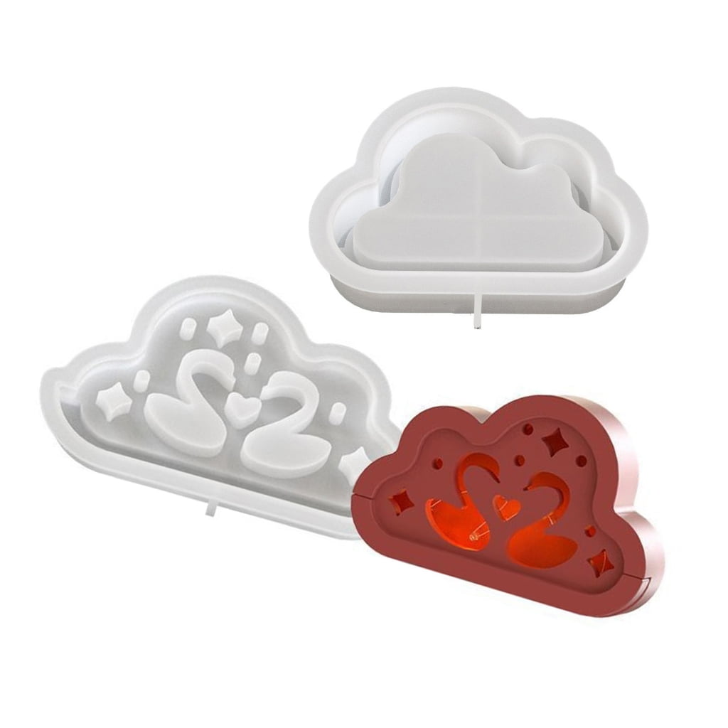 Flexible and Sturdy Silicone Mold Romance Cloud Lamps Mold for Creating ...