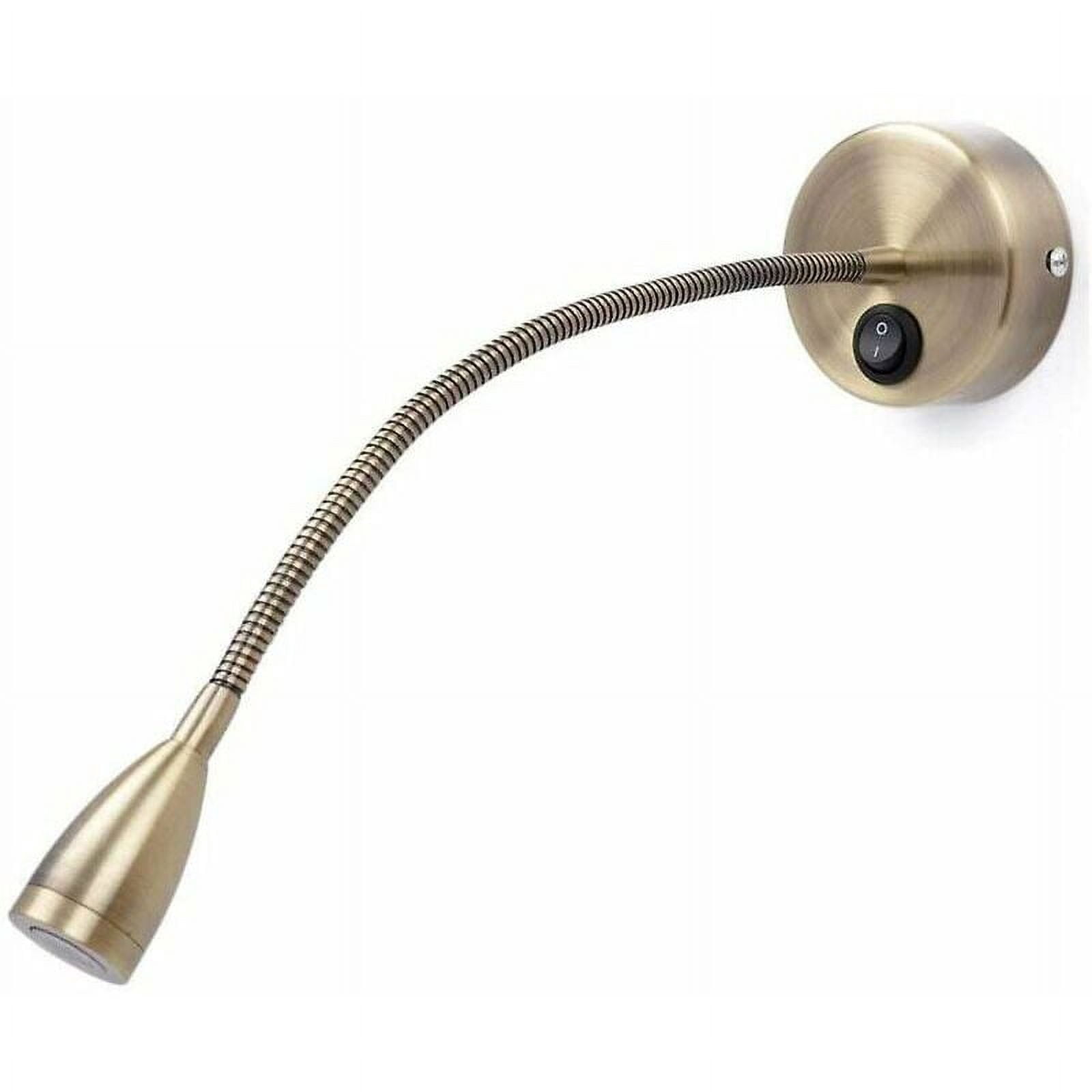 Flexible wall lamp/bedside lamp with switch, 13 watts, bronze MY-B031 ...