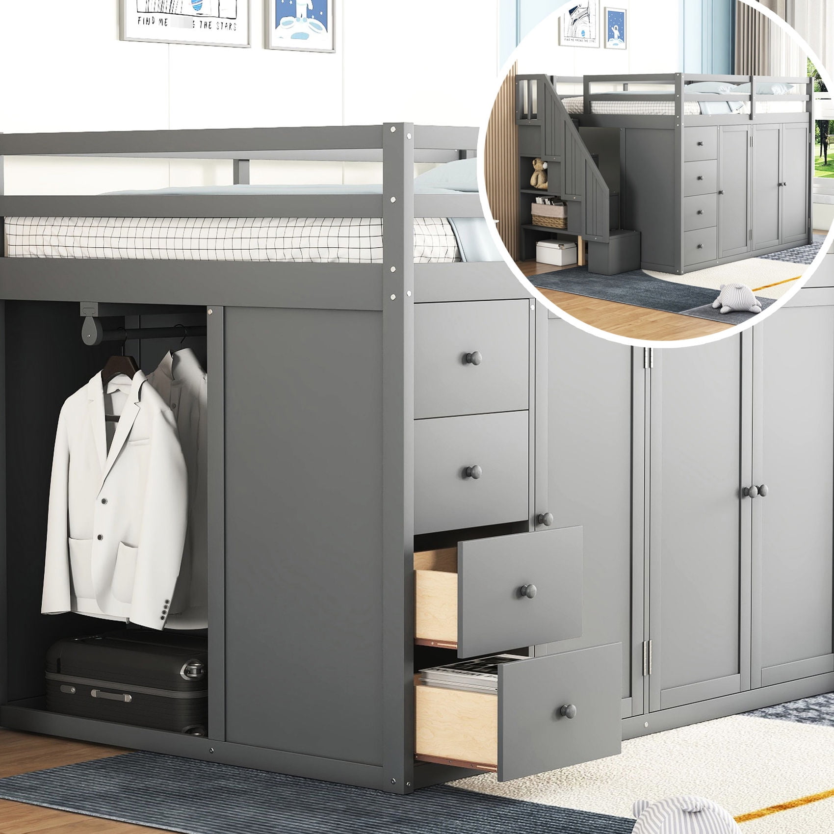 Flexible wardrobe and staircase - Interchange components for a ...