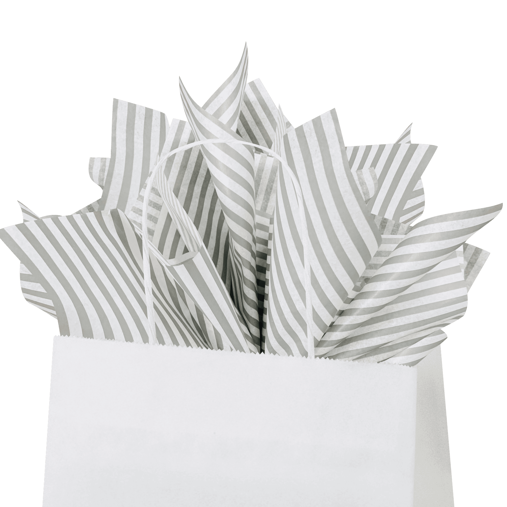 Flexicore Packaging Gray Pin Stripe Gift Wrap Tissue, (50 Sheets ...