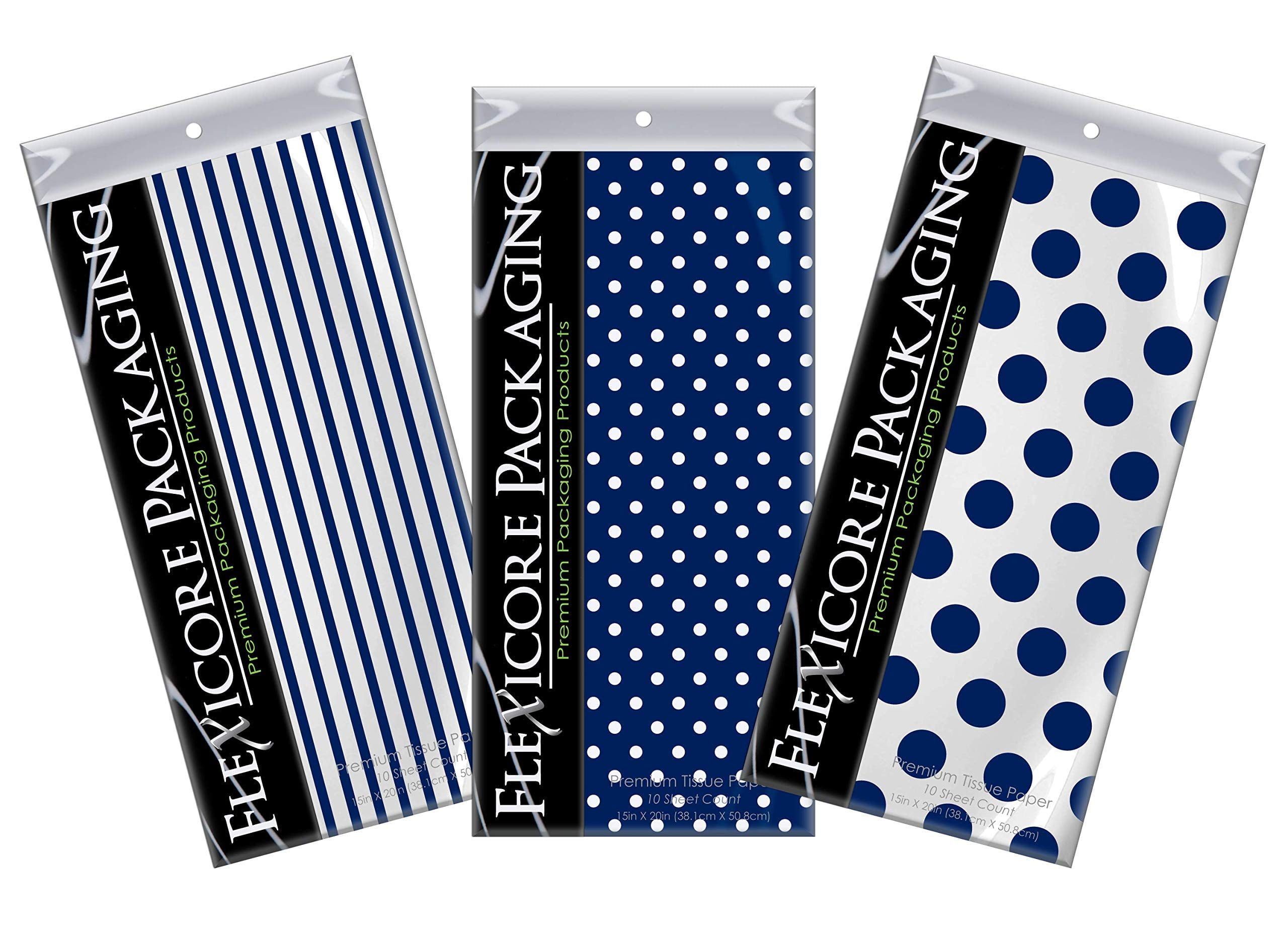 Flexicore Packaging | Pin OIF8 Stripe & Polka Dot Gift Wrap Tissue ...