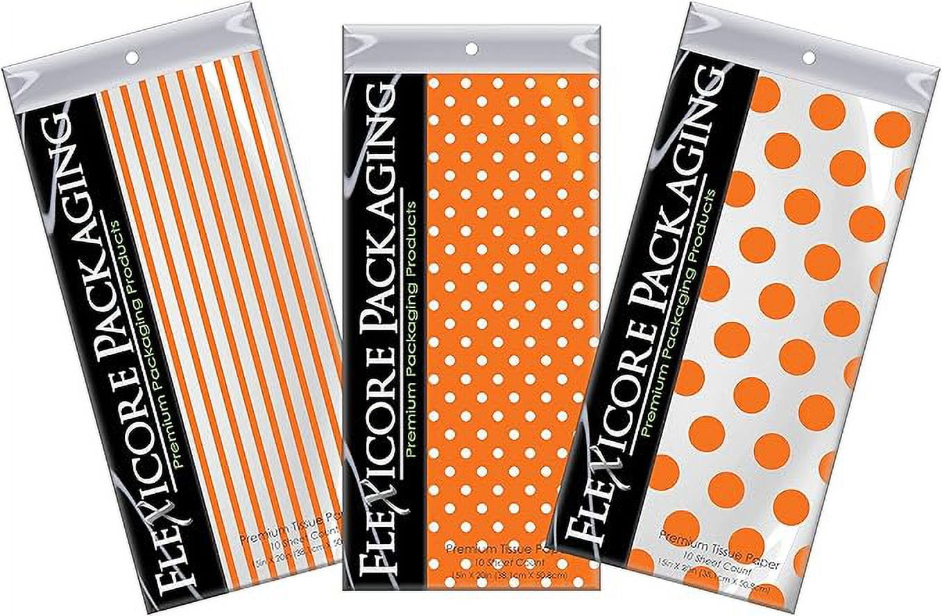 Flexicore Packaging | Pin Stripe & Polka Dot Gift Wrap Tissue Paper ...
