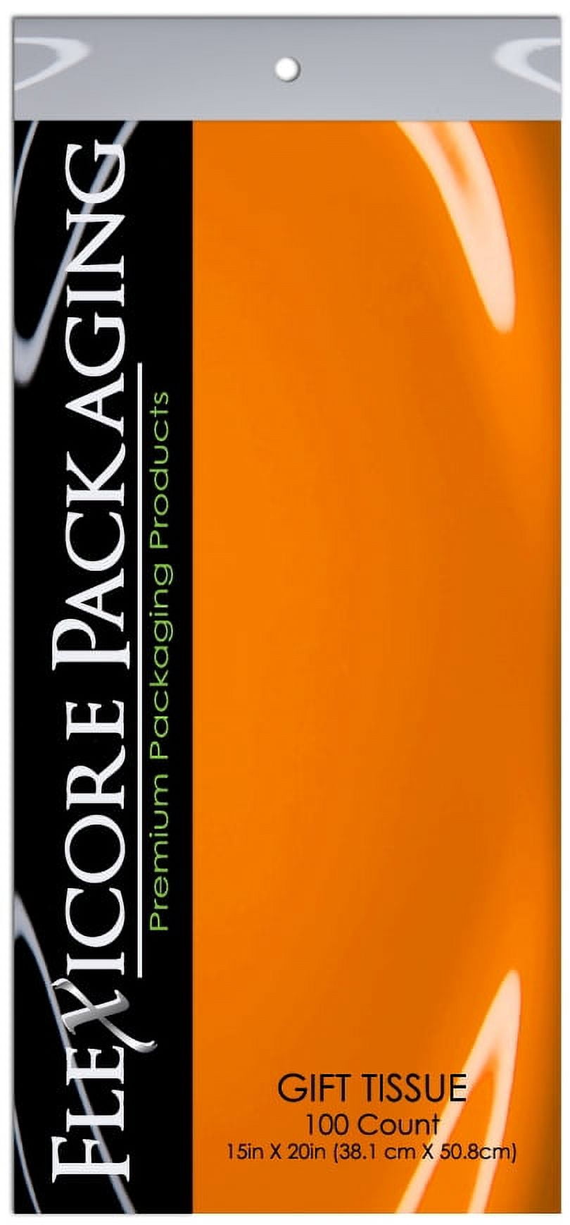 Flexicore Packaging Premium Gift Wrap Tissue, Tangerine Light Orange ...