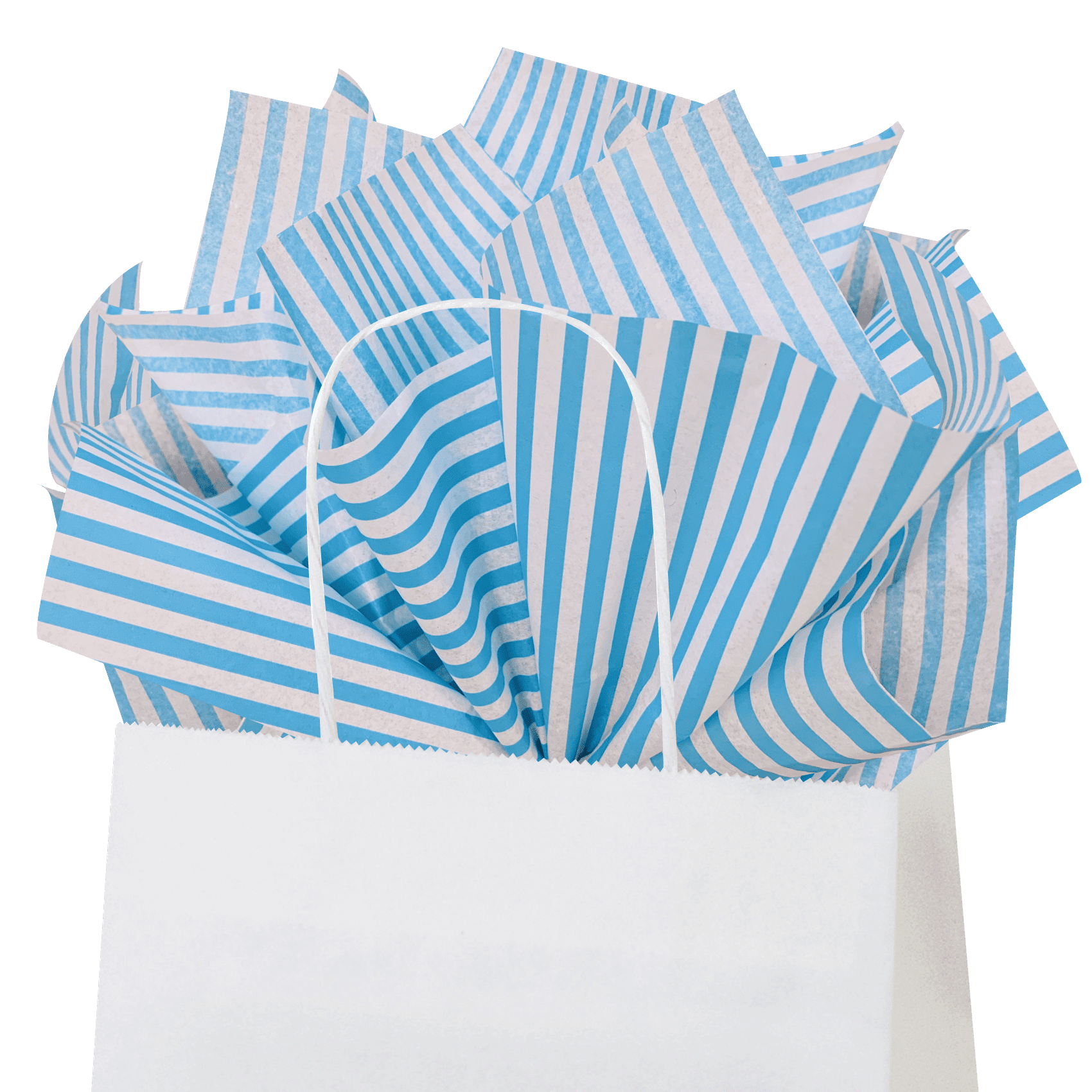 Flexicore Packaging Turquoise Pin Stripe Gift Wrap Tissue, (10 Sheets ...