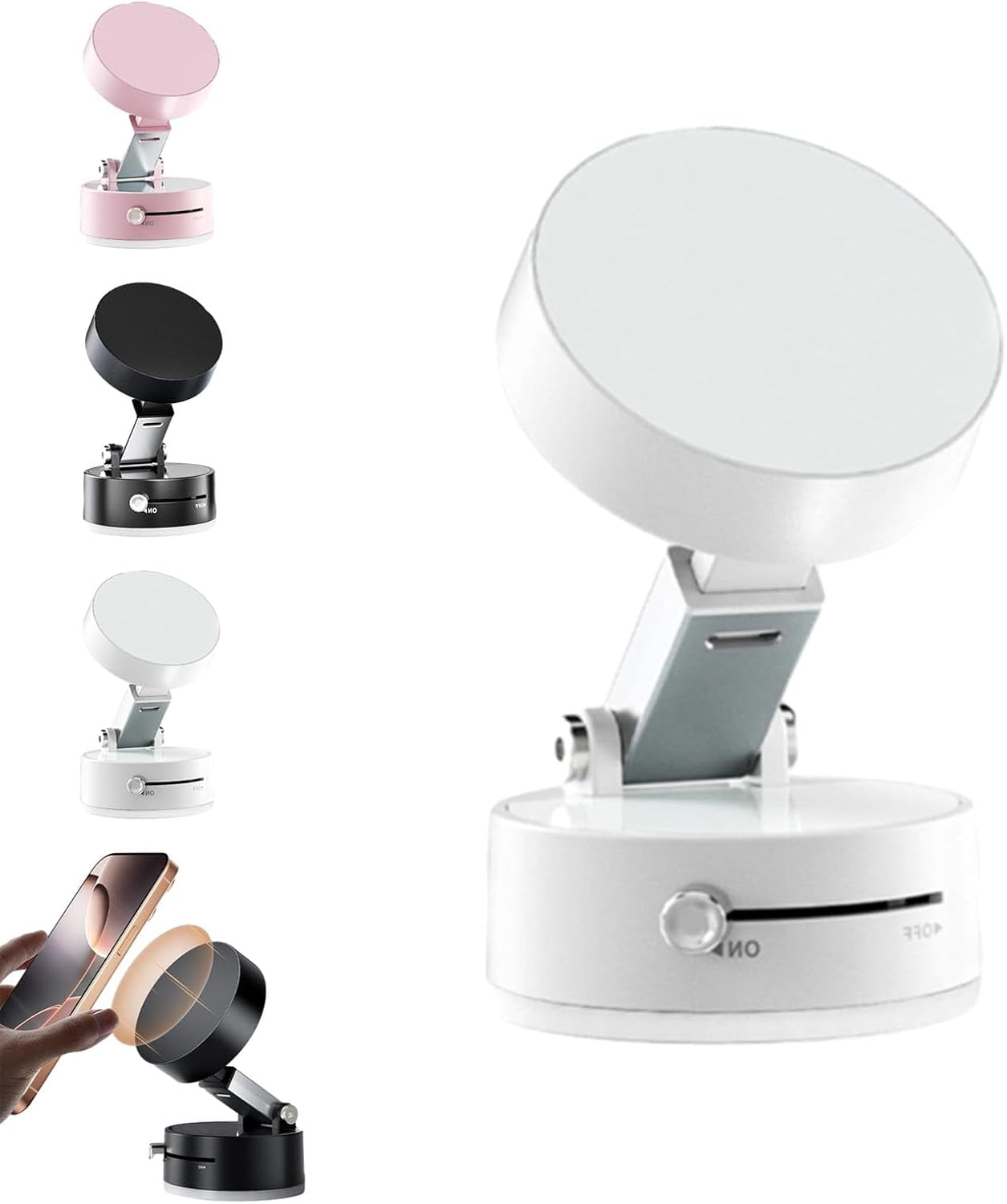 Fleximag Phone Stand, Foldable Portable Vacuum Magnetic Cell Phone ...