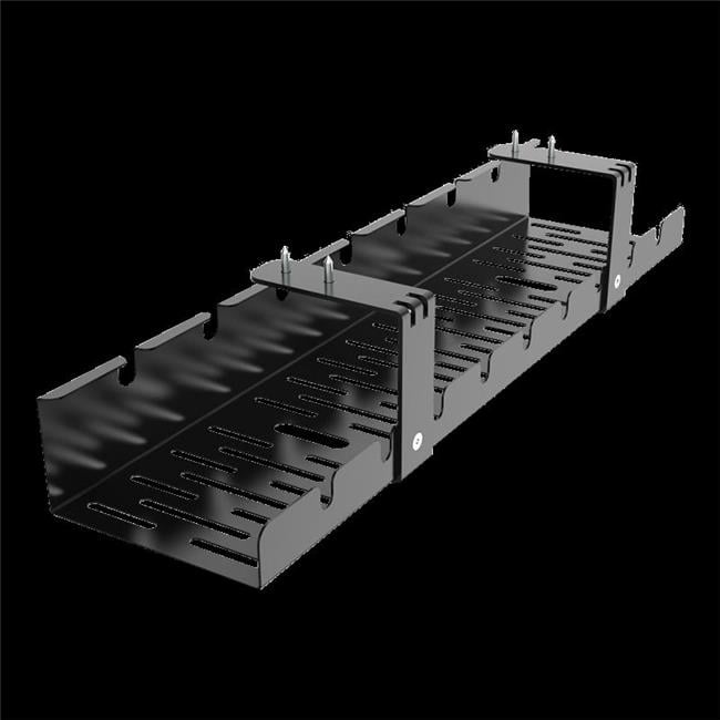 Flexispot CMP502-W 19.7 x 4.7 x 3.5 in. Cable Management Tray, Black ...