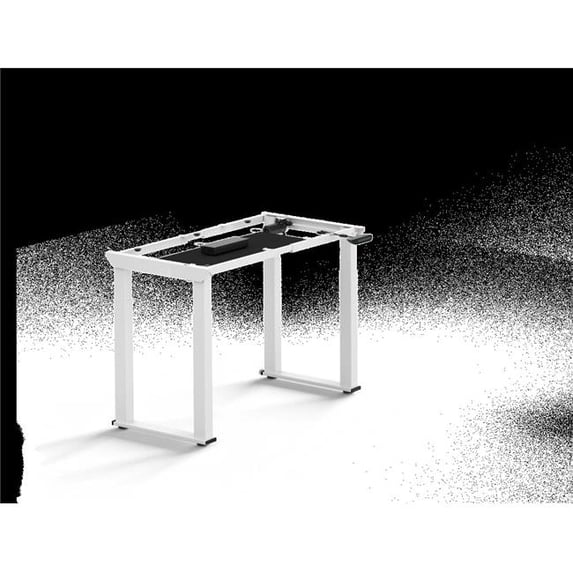 Flexispot E2QW1-2 Standard 4 Leg Standing Desk, White - Walmart.com