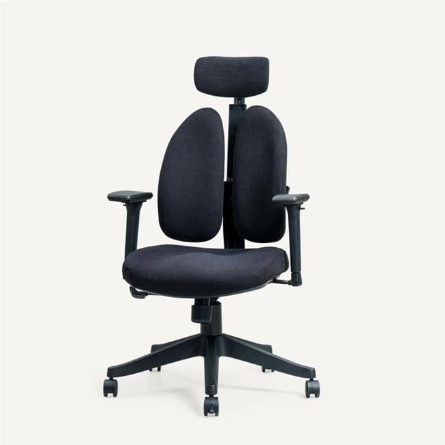 Flexispot OC5FB Double Backrest Ergonomic Chair, Black Fabric - Walmart.com